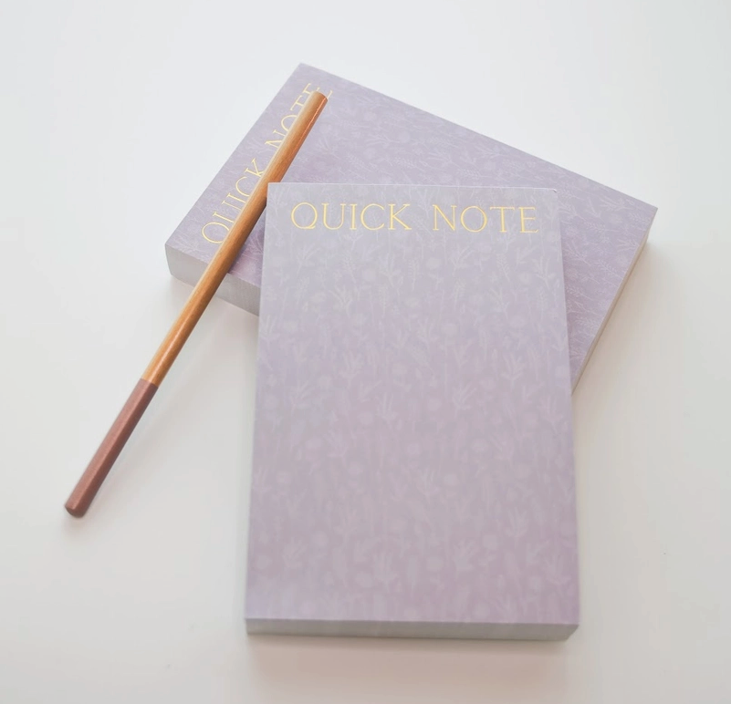 Quick Note Notepad | Third Stitch Boutique